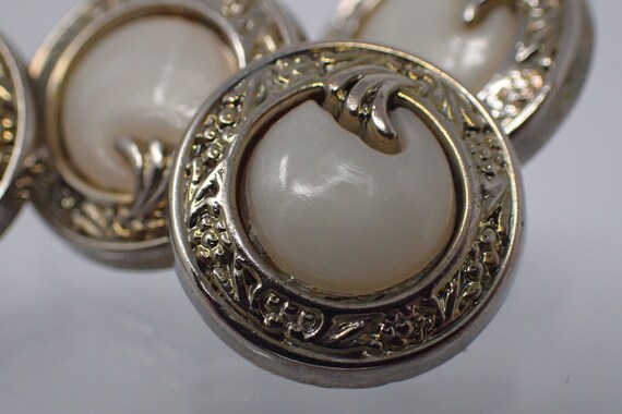 Buttons & Closures Sewing & Fiber 4 Vintage Silver Button Covers and an ...