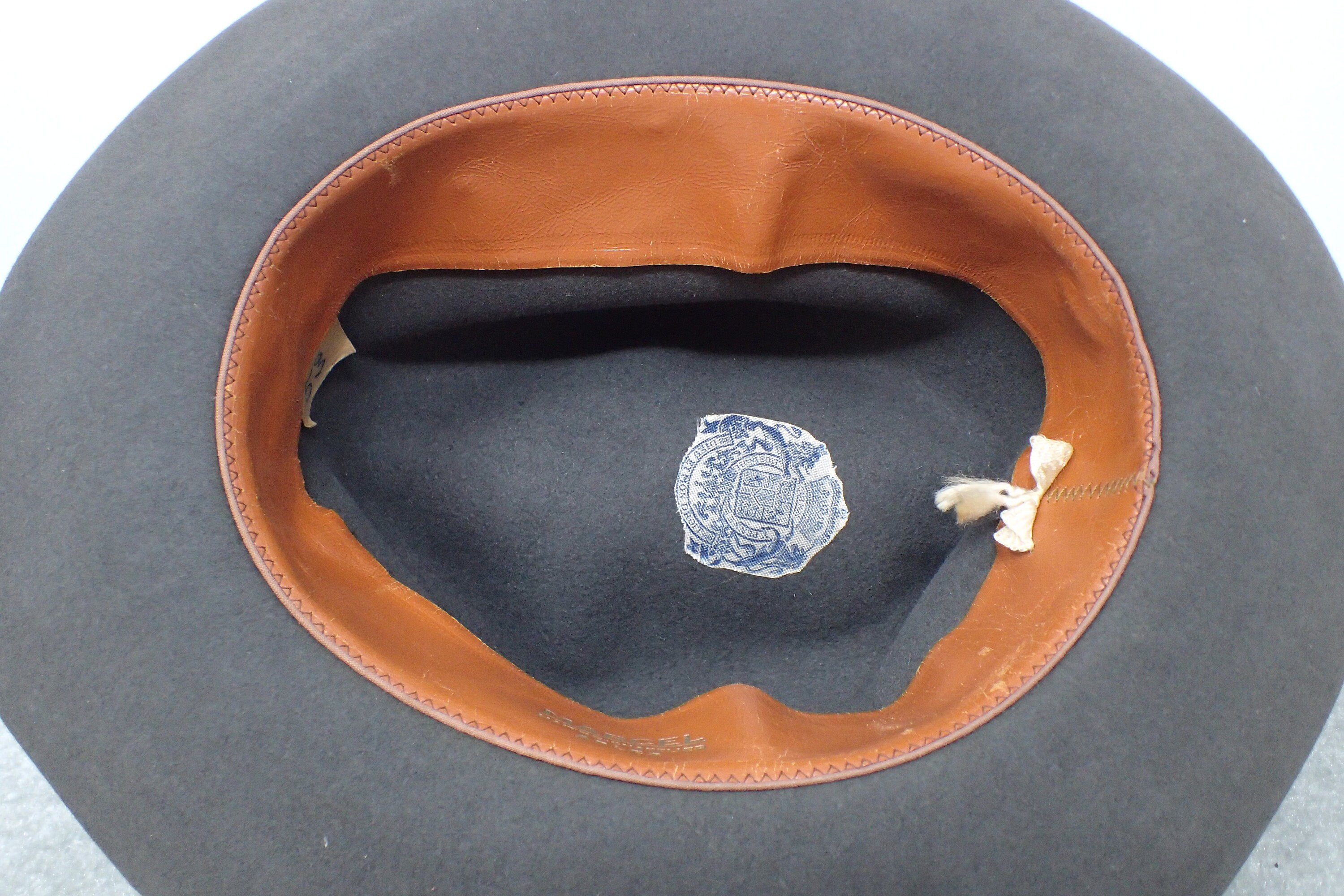 Vintage leather hat handmade | Etsy