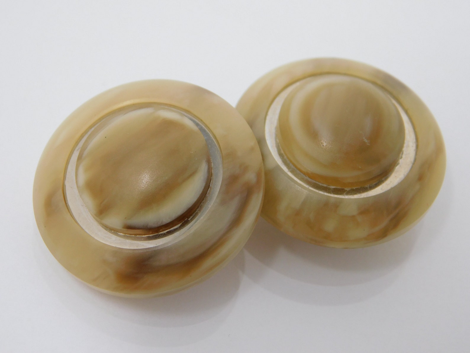 Pair of Bakelite Hat Buttons - Etsy