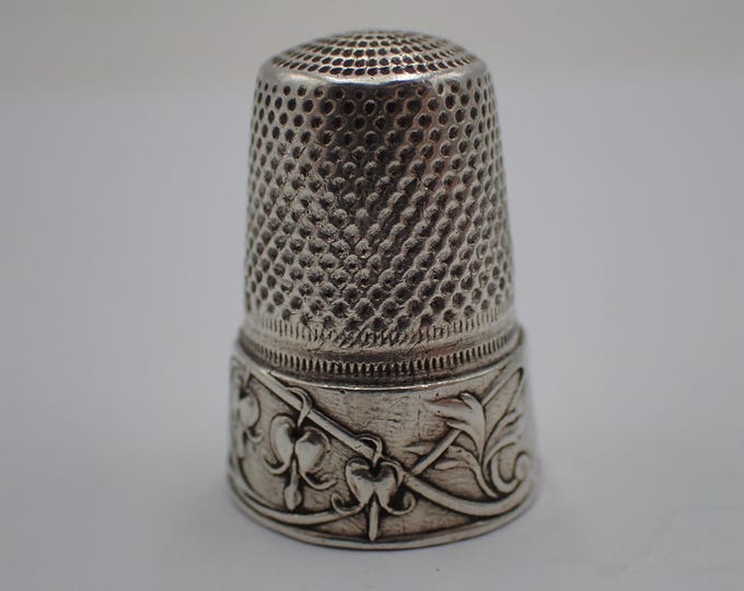 Antique Silver Thimble - Etsy