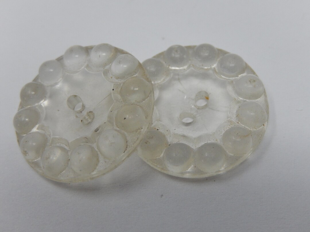 Pair of Plastic Bubble Buttons, Diameter 1.8 Cm, Free Shipping - Etsy