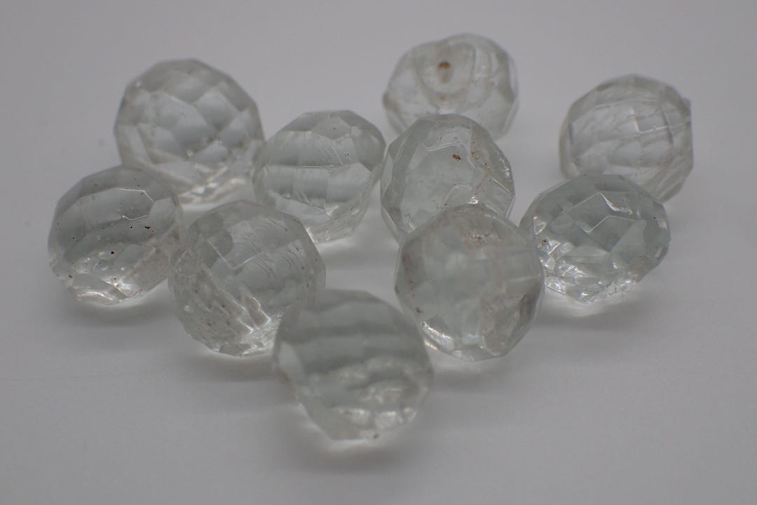 Ten Vintage Art Nouveau Glass Ball Buttons - Etsy