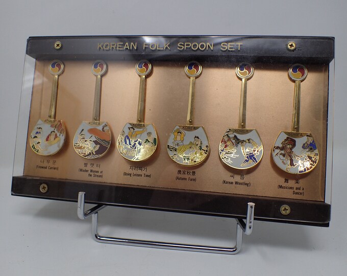 Korean Folk Spoon Set Collection - Etsy