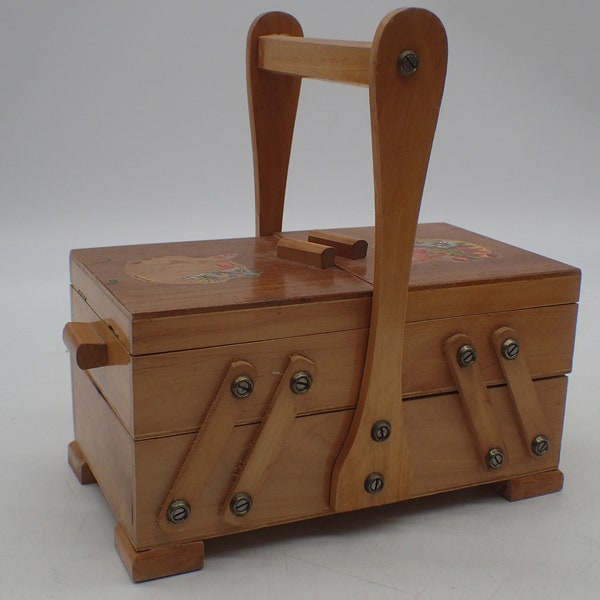 Wooden Sewing Box - Etsy