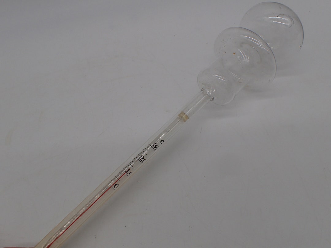 Vintage Blown Glass Kitchen Thermometer - Etsy