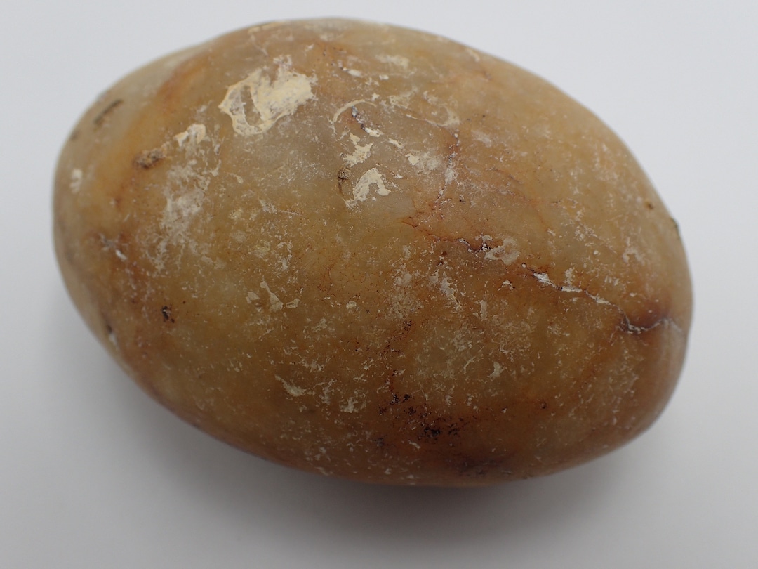 Round Natural Stone of Ancient Alabaster - Etsy