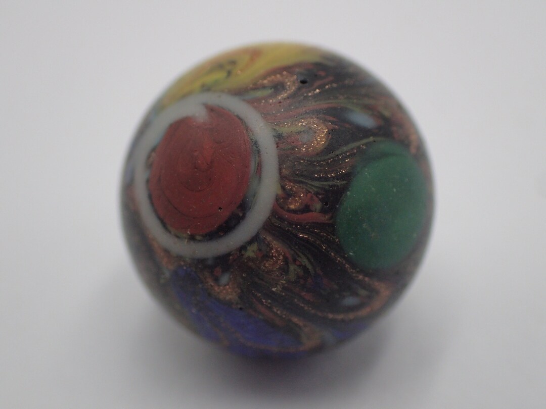 Vintage Button in Murano Glass Paste - Etsy