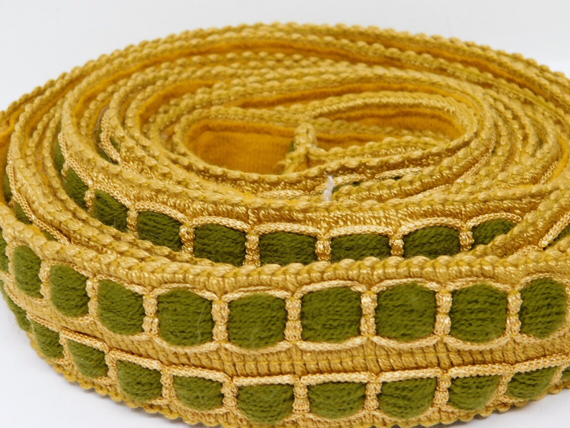 Vintage Ribbon Wool Trimmings and Fabrics - Etsy