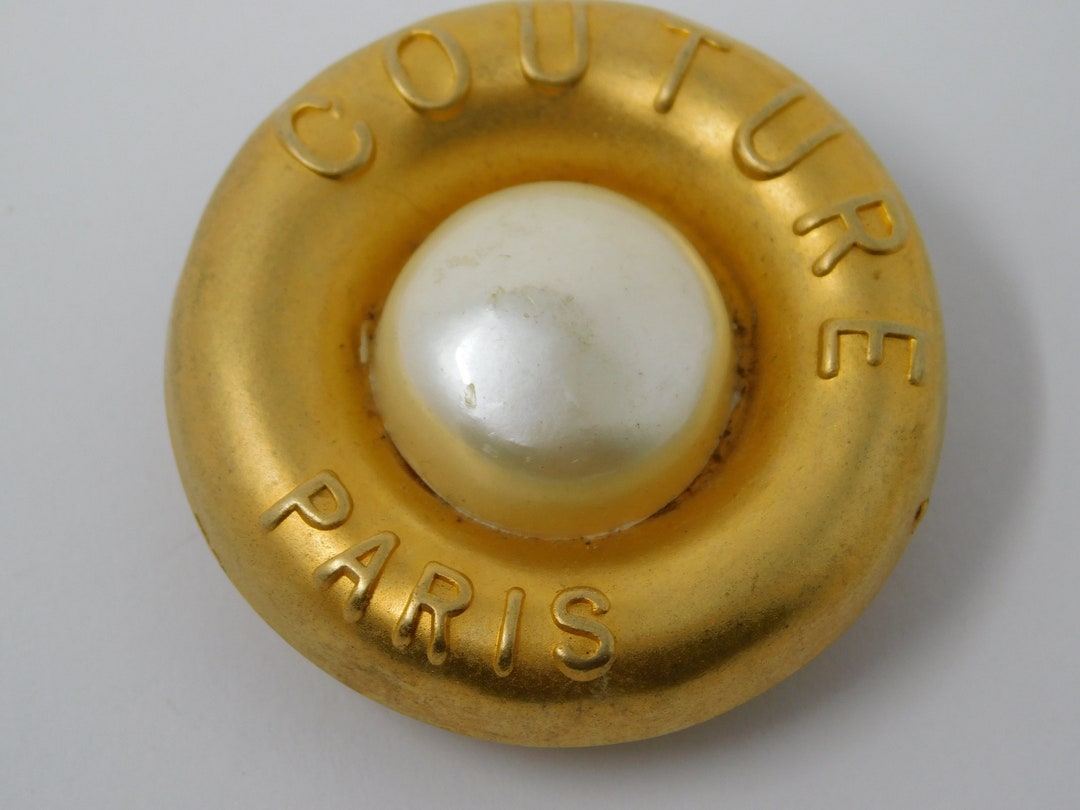 Very Rare Button Cover, Haute Couture From Paris - Etsy