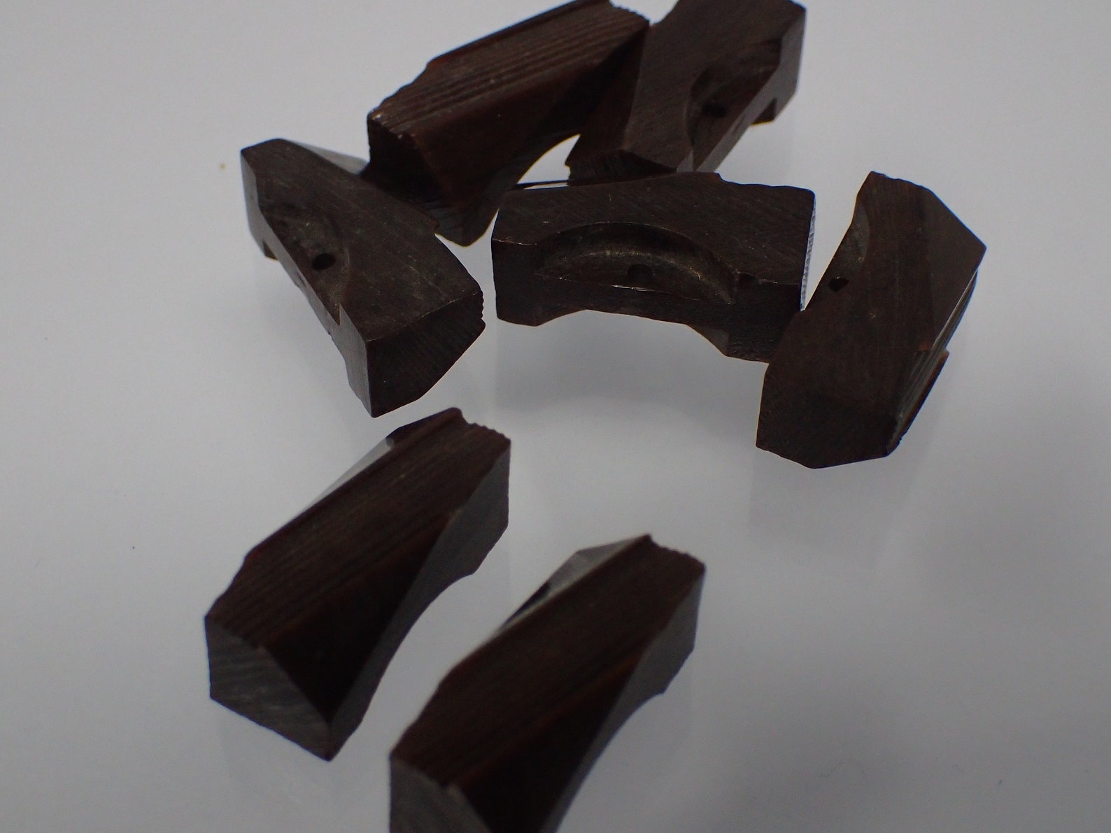 Seven Rectangular Vintage Buttons | Etsy