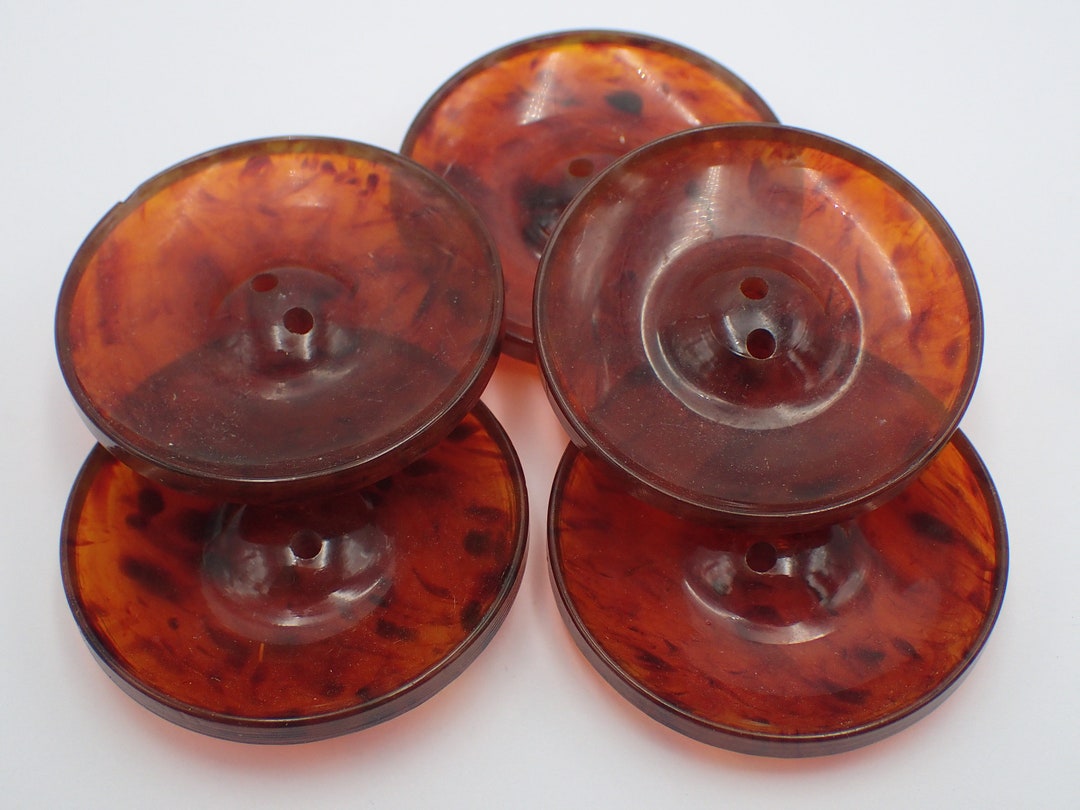 Five Vintage Bakelite Buttons, Diameter 4.5 Cm, Five Vintage Bakelite ...