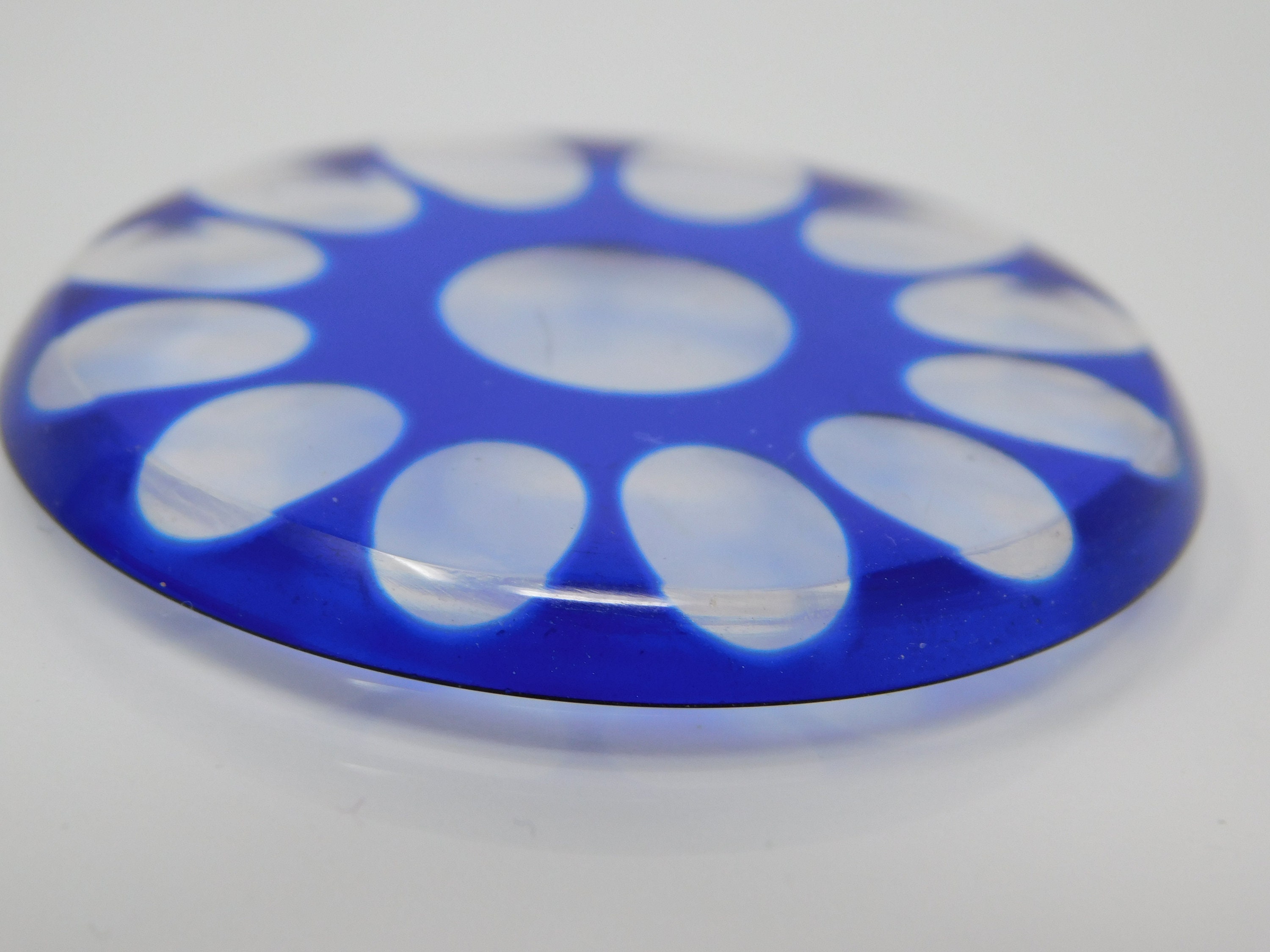 Old Baccarat Blue Crystal Watch Dial | Etsy