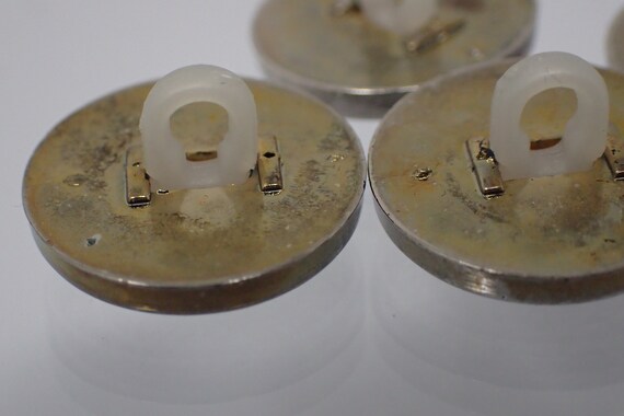 Buttons & Closures Sewing & Fiber 4 Vintage Silver Button Covers and an ...