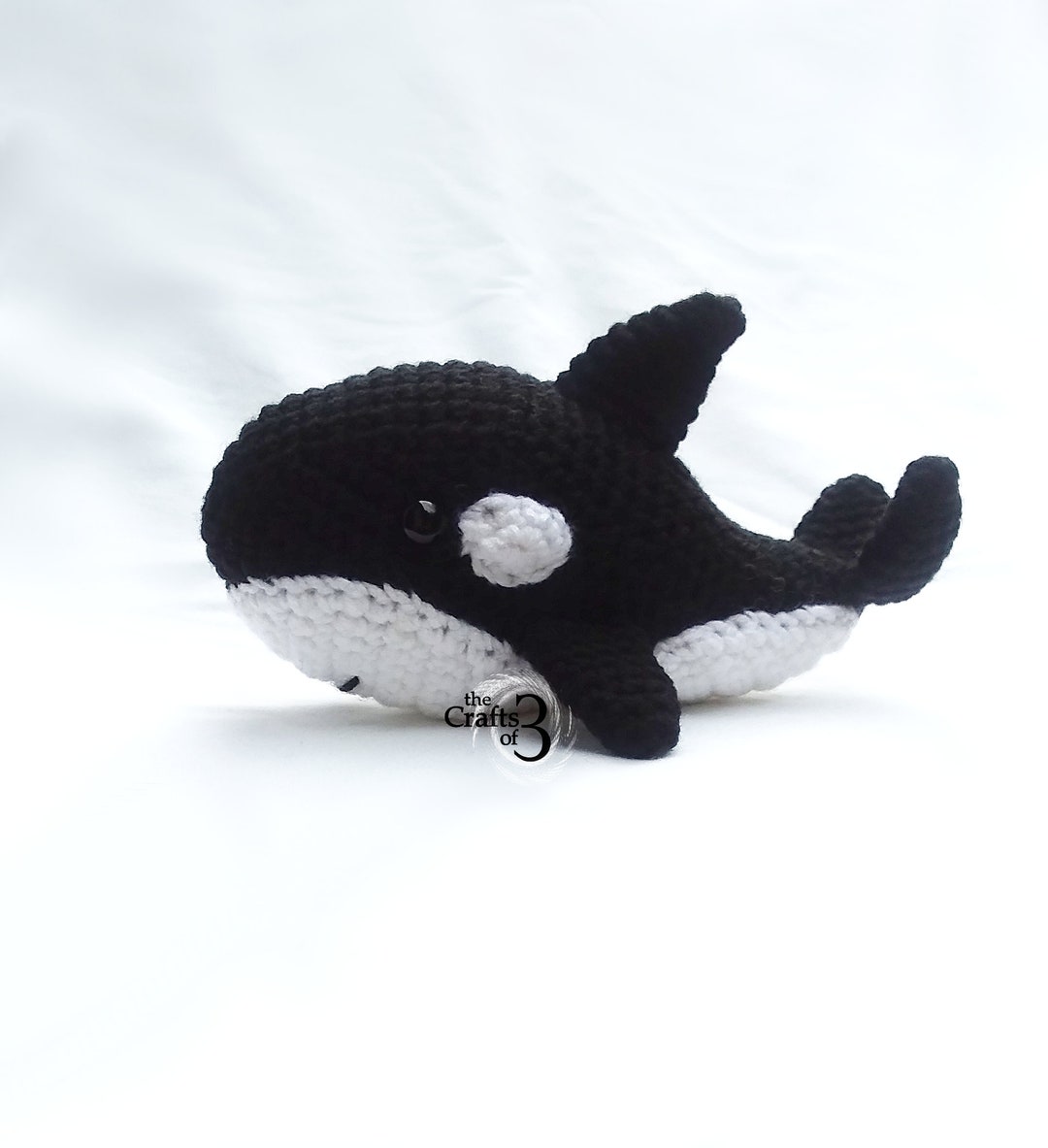 Crochet Orca, Amigurumi Orca, Crochet Orca Plushie, Stuffed Orca, Orca ...