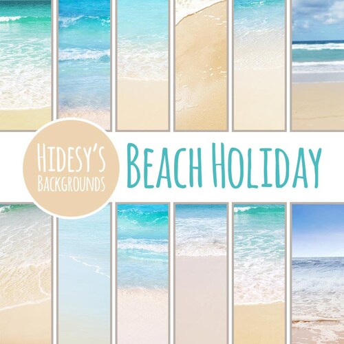 Cool Beach Photos // Beach Digital Papers // Beaches Themed - Etsy