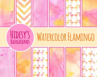 Watercolor Digital Paper / Background / Pattern | Etsy