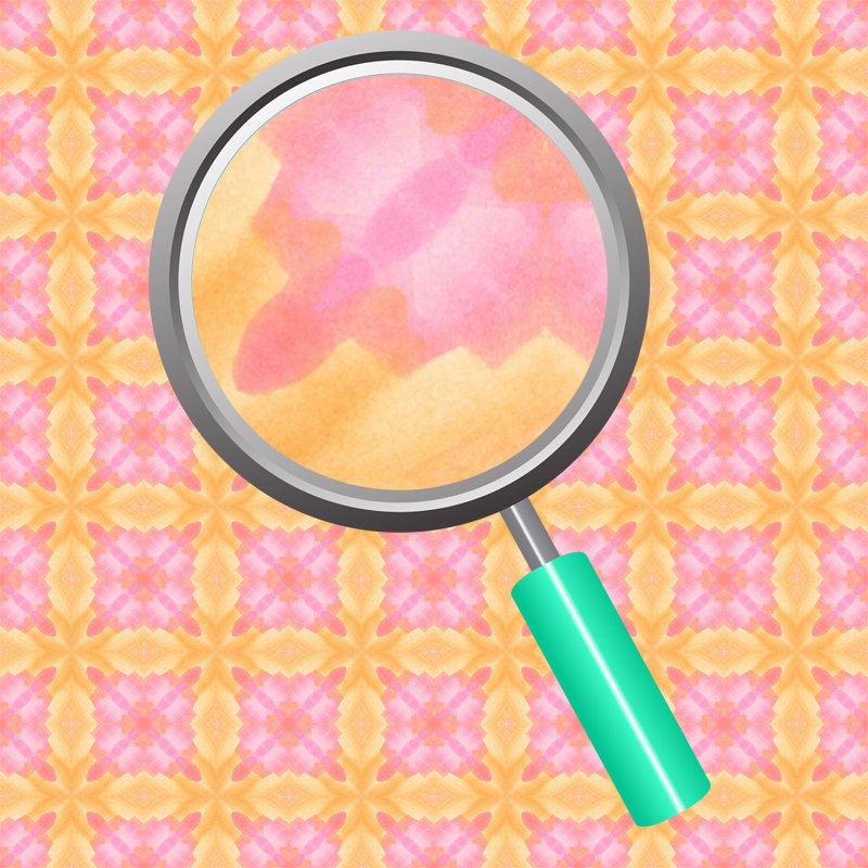 Pink and Yellow Watercolor Digital Paper / Peach Backgrounds / Yellow ...