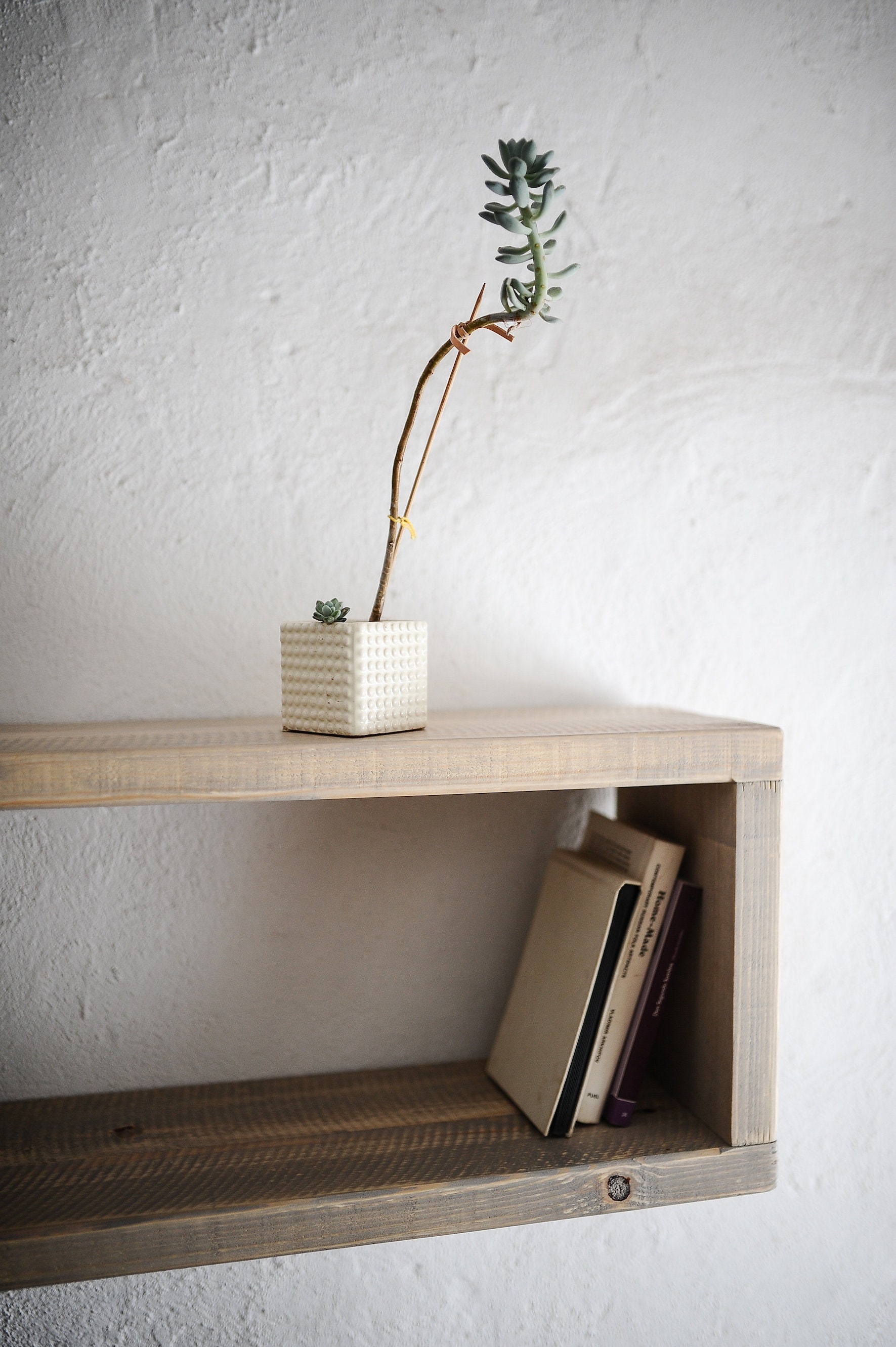 Shelf Rustic Floating Wall Shelves Storage Organiser Using | Etsy