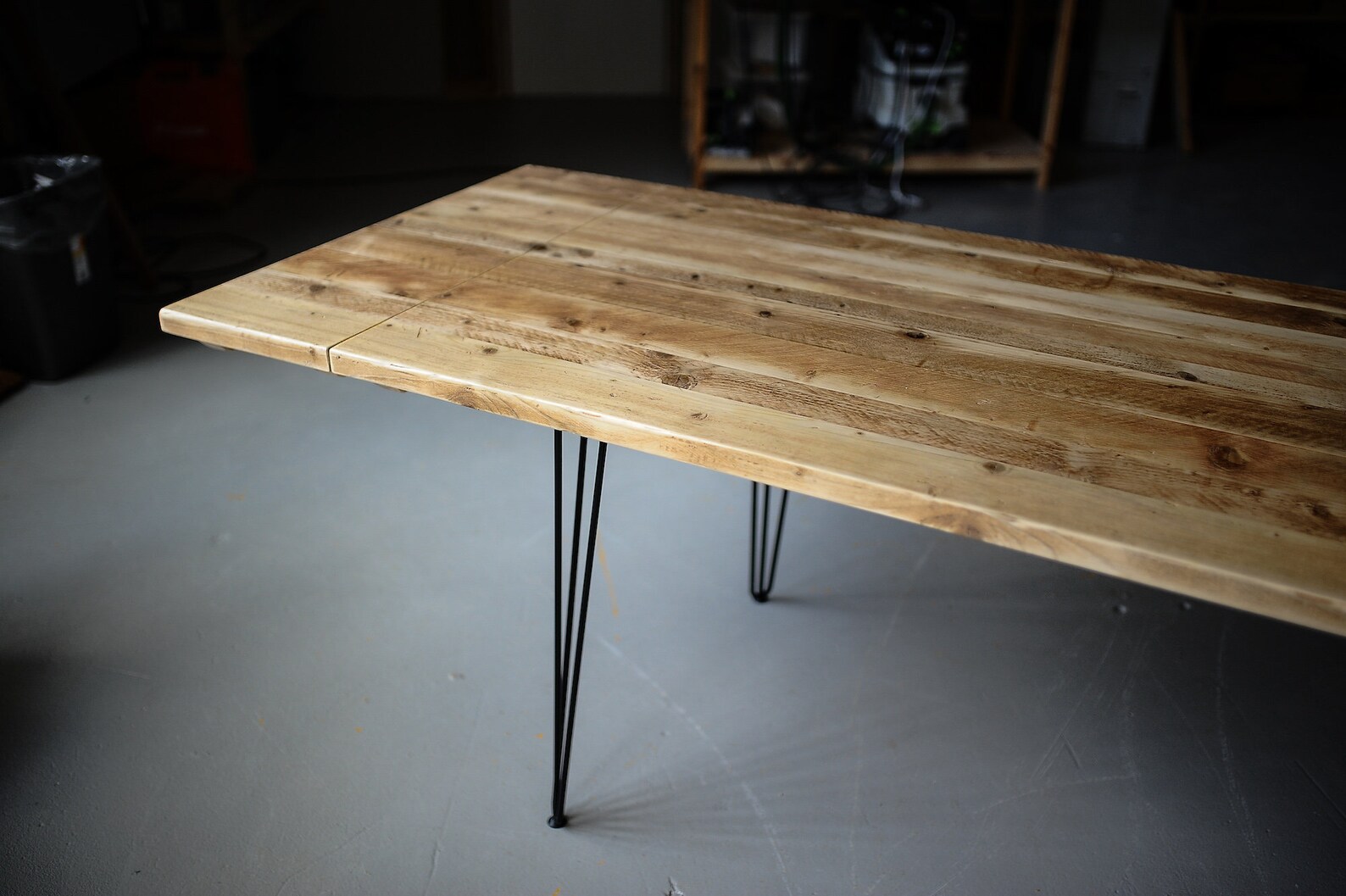 Dining Table Extendable Vintage Reclaimed Wood on Retro - Etsy UK