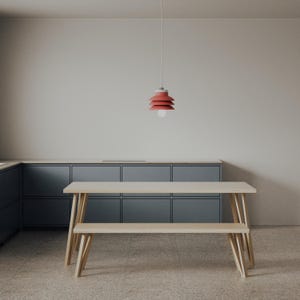 Ply Dining Set With Solid Oak Legs, Customisable Sizes, Worldwide ...
