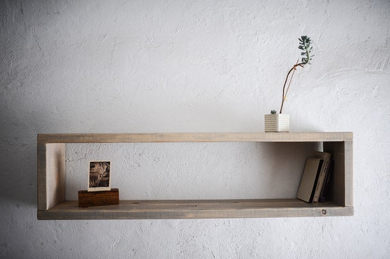 Shelf Rustic Floating Wall Shelves Storage Organiser Using | Etsy