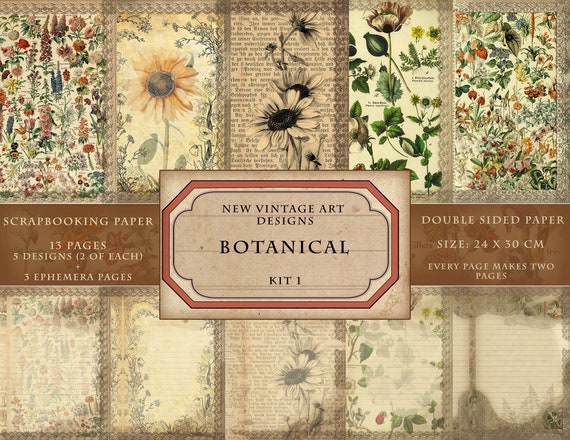 Spring Printable Junk Journal Digital Kit 1 for Download | Etsy