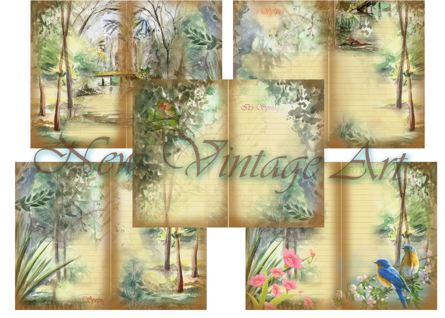 It's Spring Journal Digital Kit - Etsy