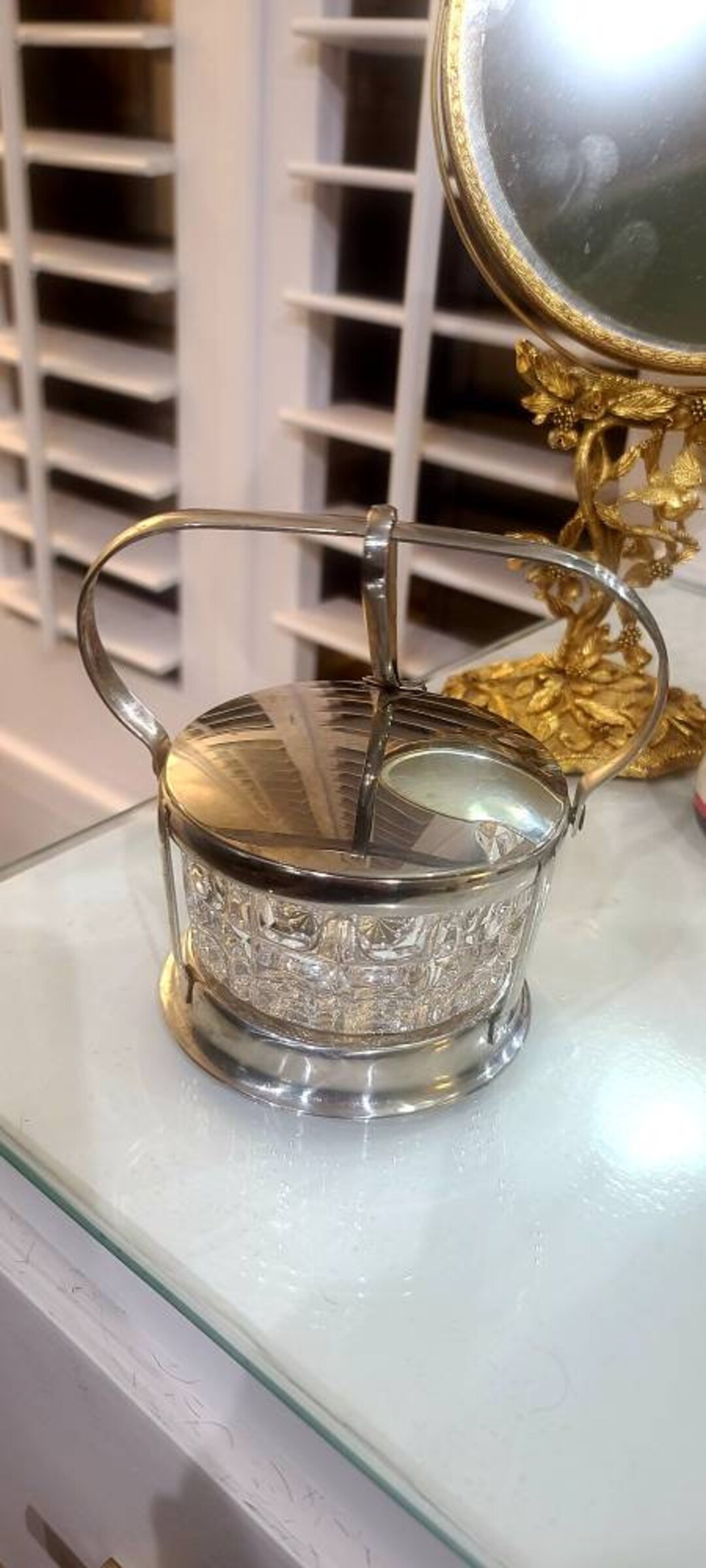 Vintage Mepra Inox Sugar Relish Jelly Parmegan Jar Glass and Stainless ...