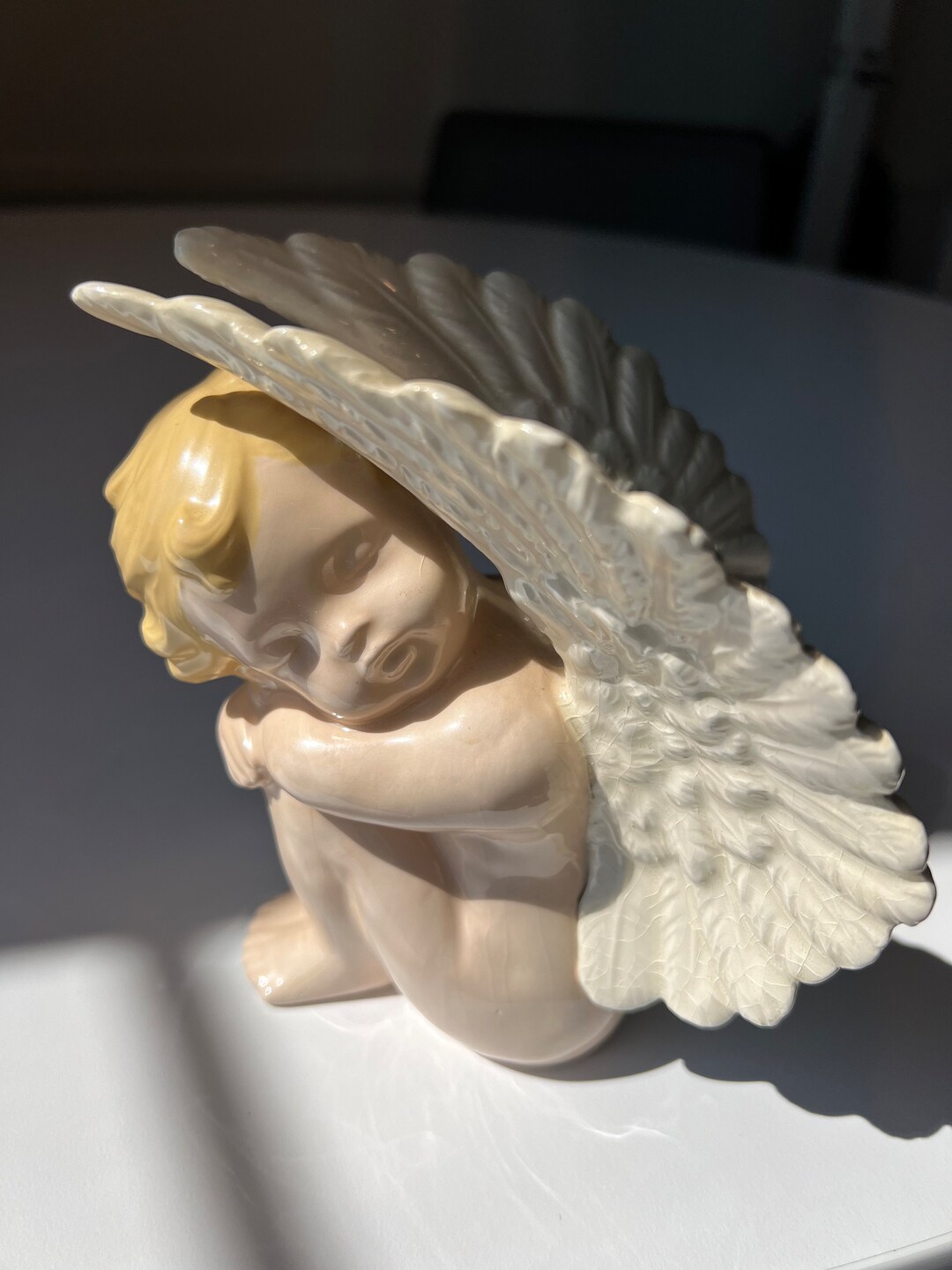 Vintage Sweet Angel Ceramic Figure - Etsy