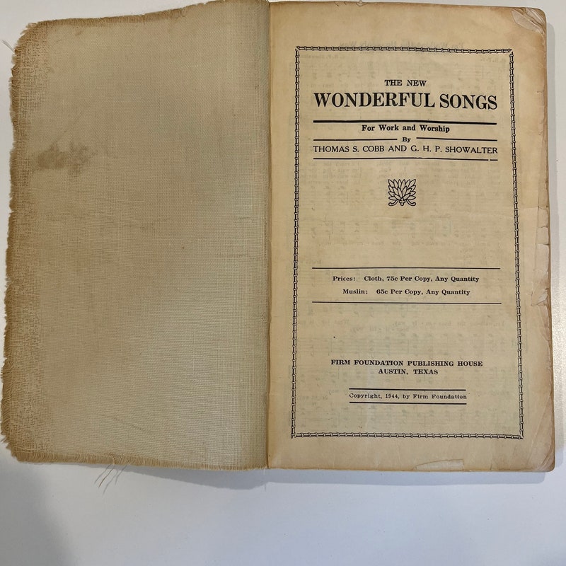 Antique Songbook - Etsy