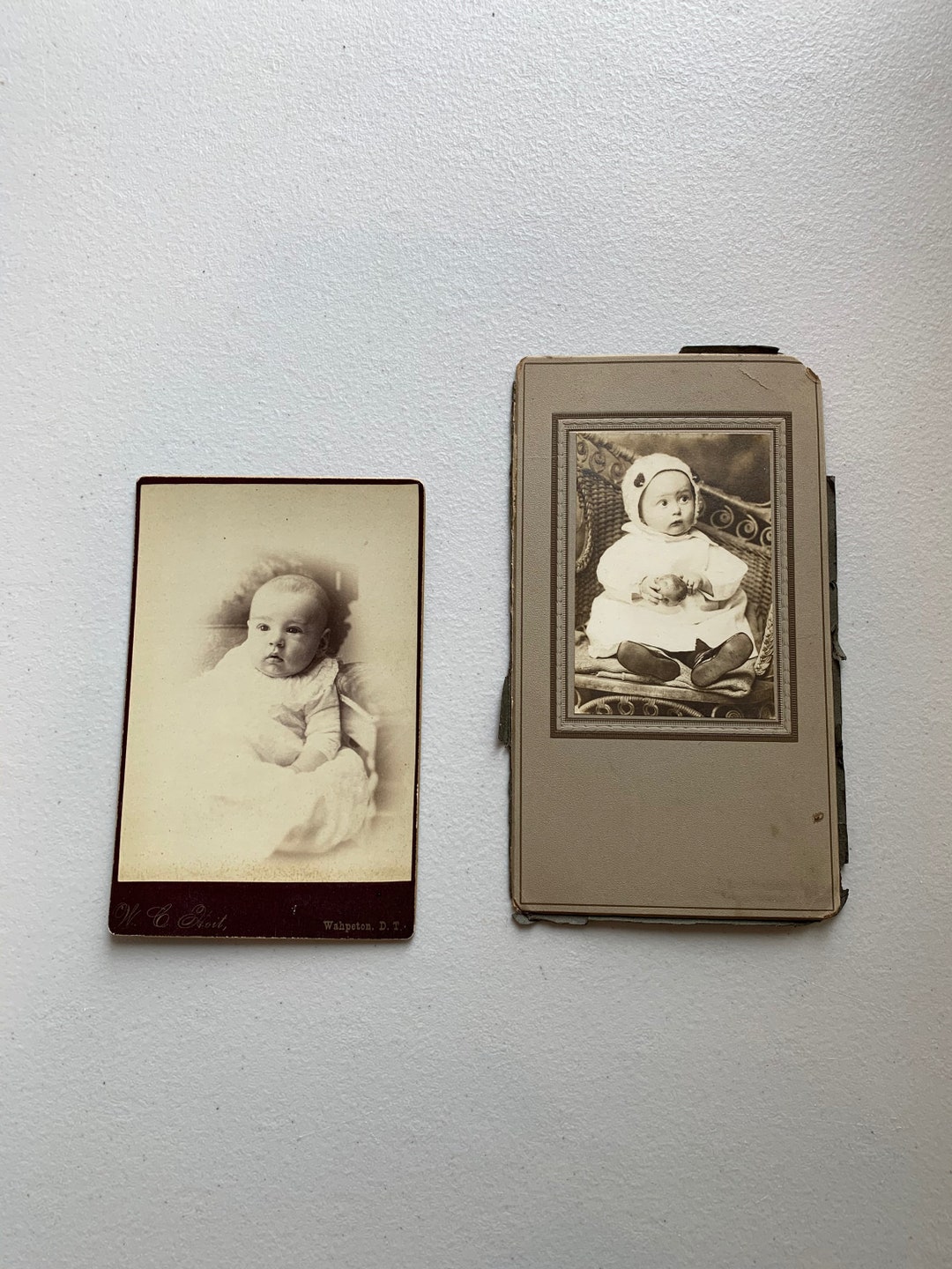 Vintage Sepia Baby Photos Collectable Farmhouse - Etsy