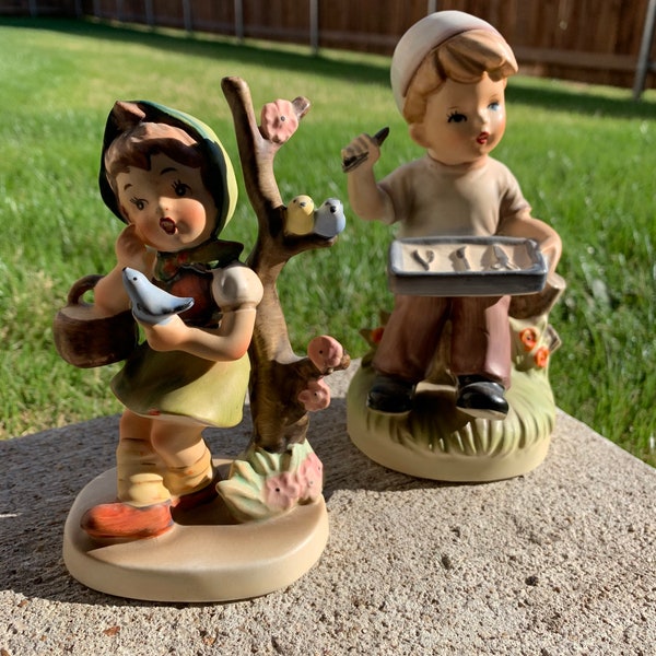 Ceramic Children Figurines - Etsy