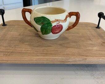 Apple Sugar Bowl - Etsy