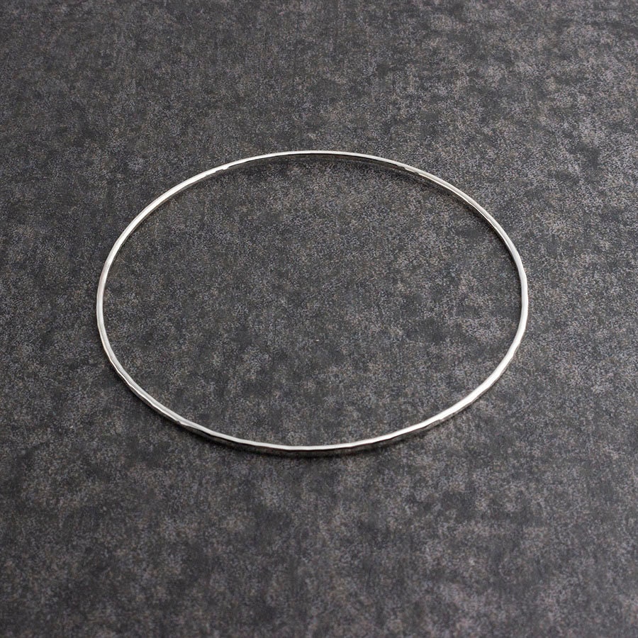 Silver Bangles Silver Bangle Set Handmade Bangles Hammered - Etsy