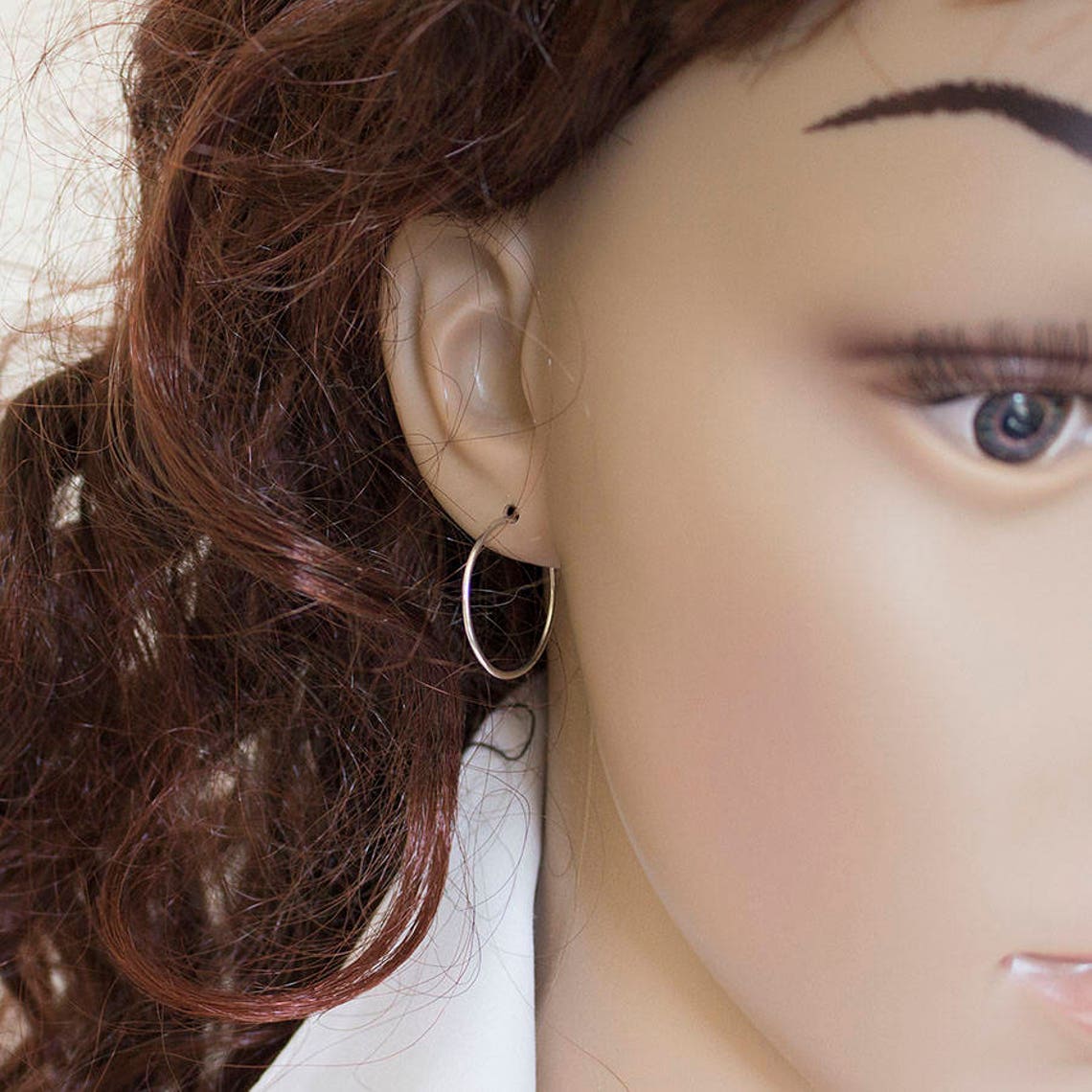 Sterling Silver Hoops Basic Hoop Earrings 22mm Basic Silver - Etsy