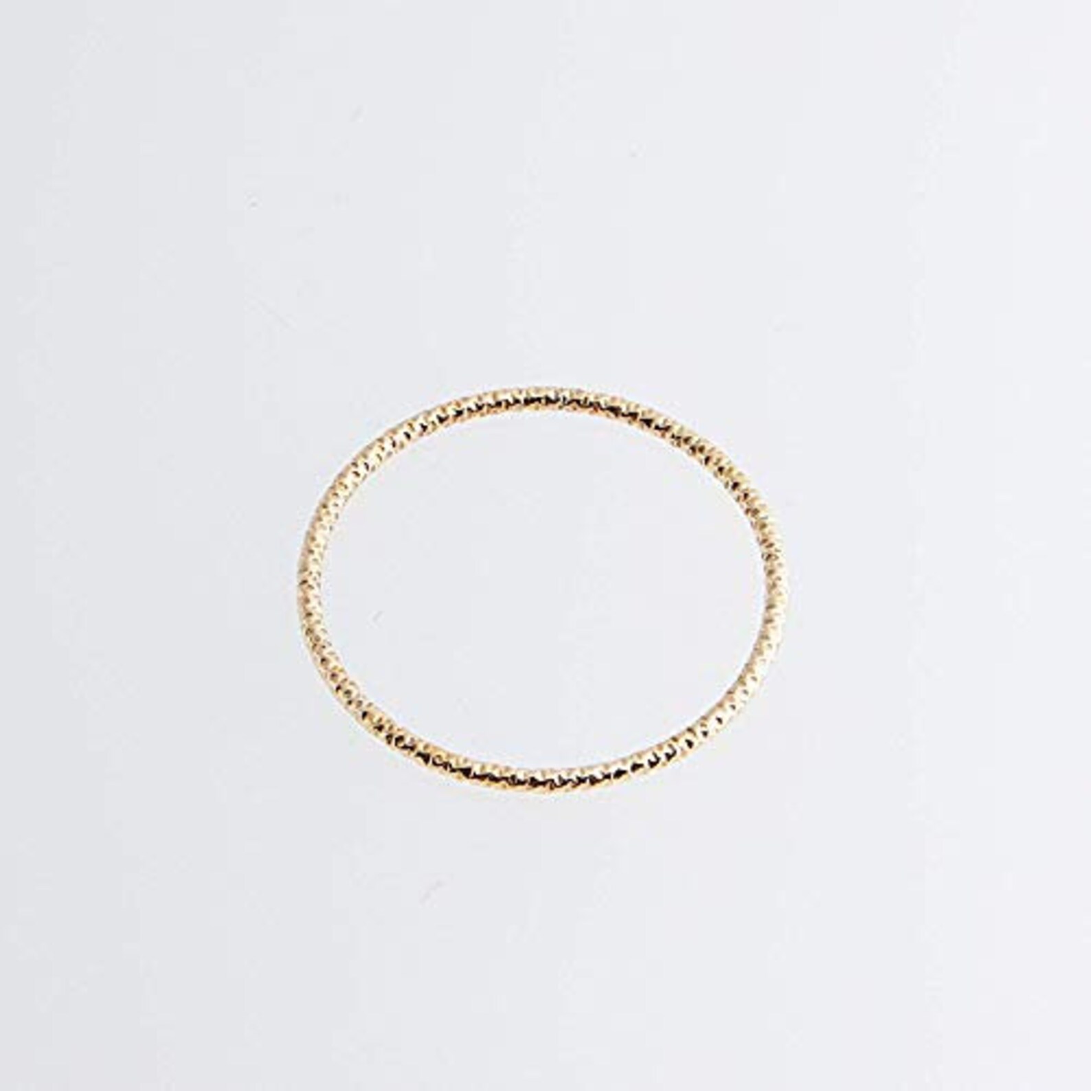 Diamond Cut Textured Tiny Gold Ring Gold Ring Band Ring - Etsy
