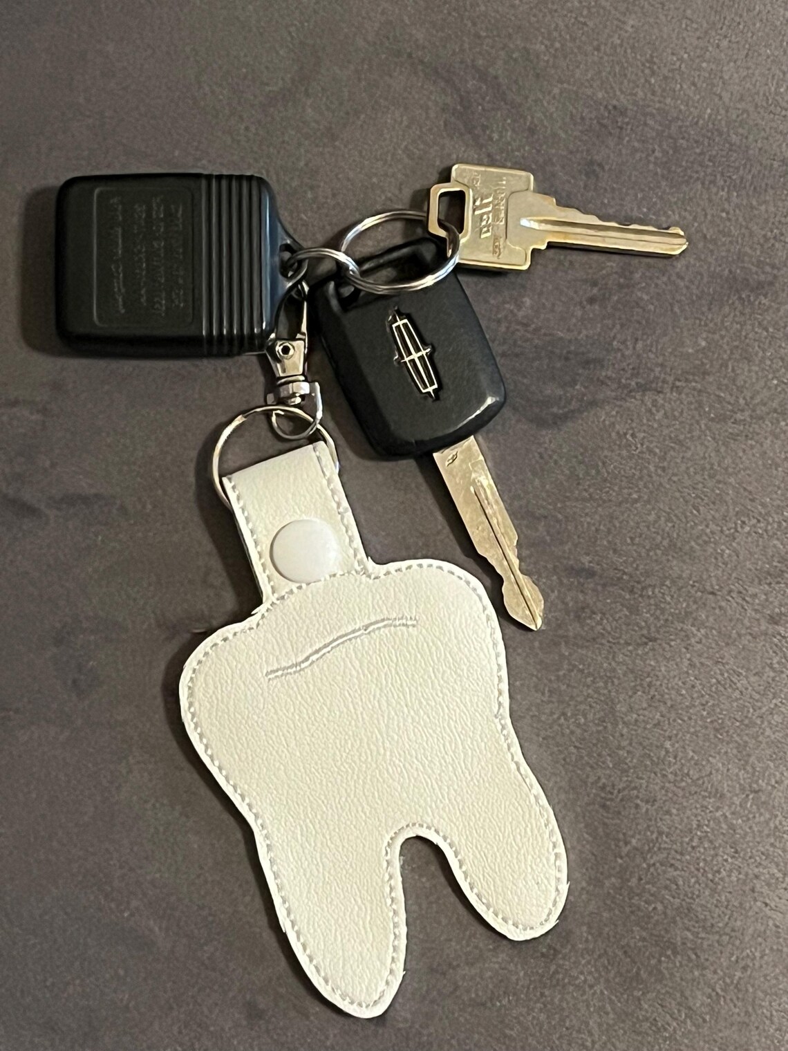 Tooth Key Chain - Etsy
