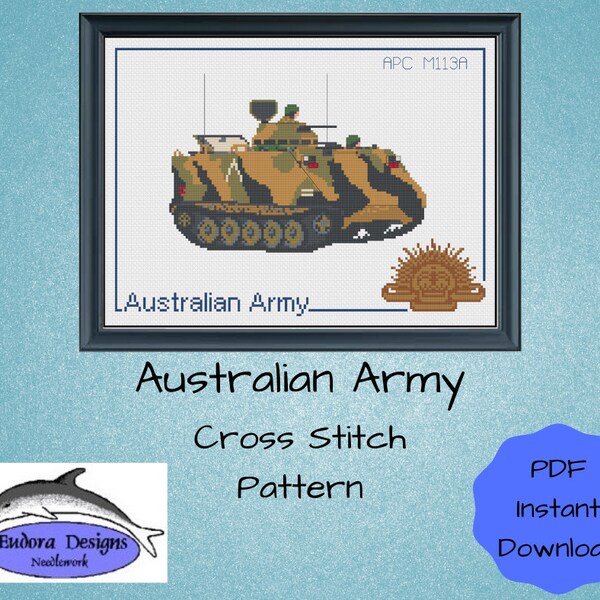 Army Cross Stitch - Etsy