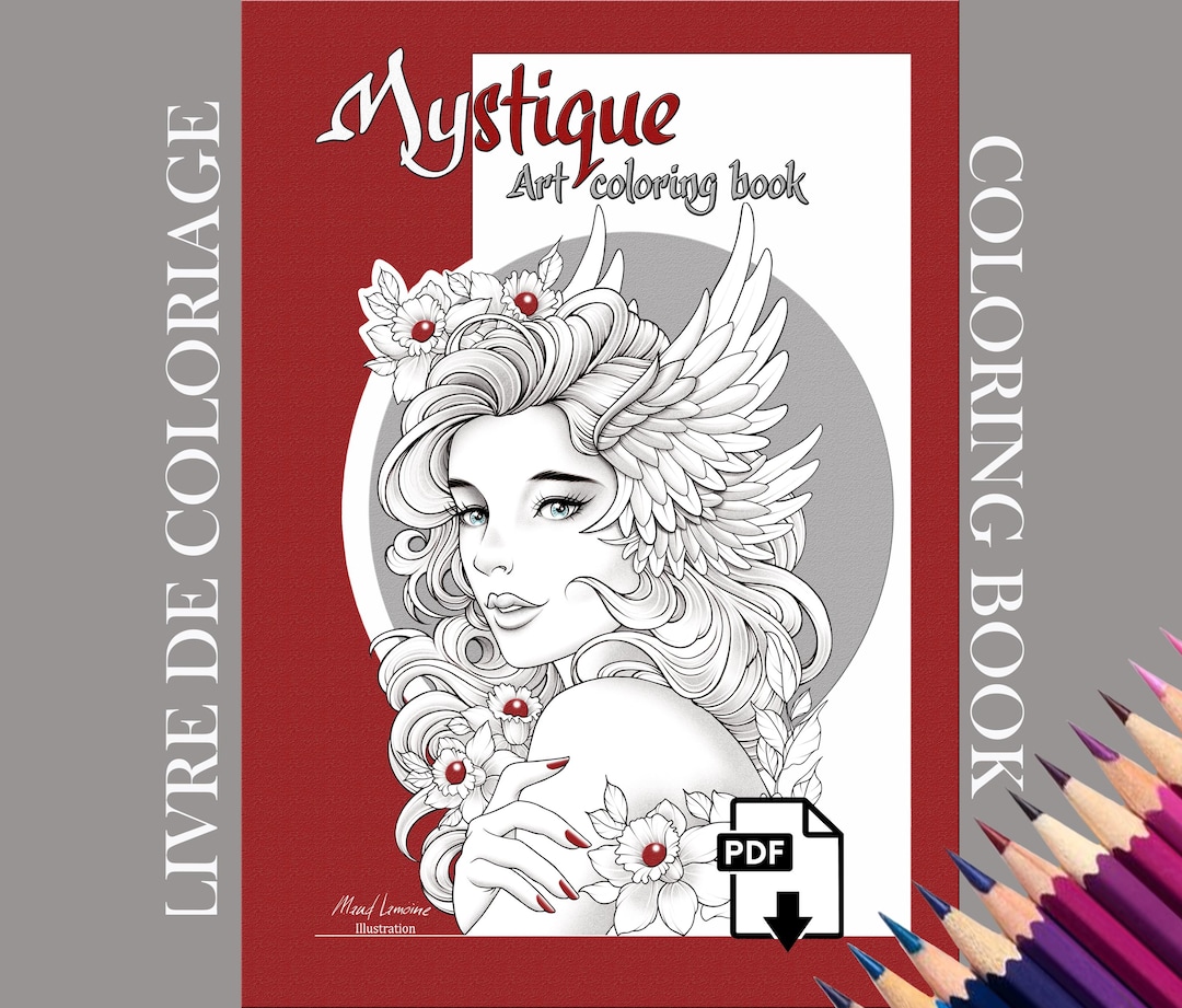 Mystique - 20 Coloring Pages - Instant Download Printable Files (PDF ...