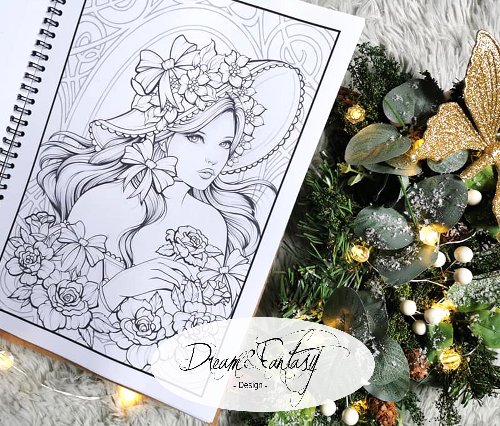 Between Dusk and Dawn Art Coloring Book Coloring Book - Etsy