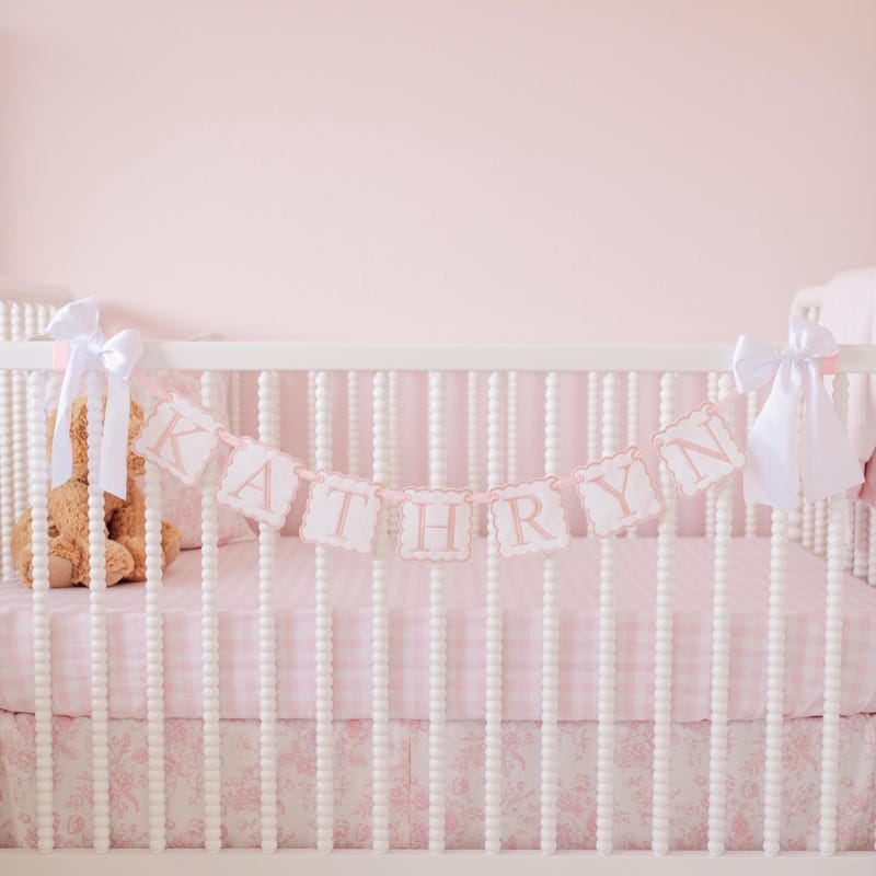 Quilt Baby Name Banner - Etsy