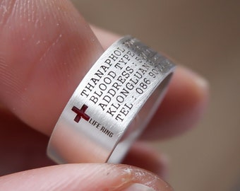 Medical Alert Ring | Etsy