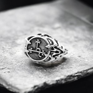 925 Sterling Silver Sigil of Lilith Ring for Women Gothic Satanic ...