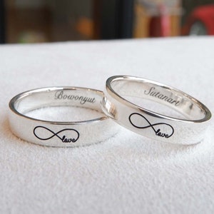 Infinity Ring, Gift for Her Infinity Love Ring, Infinity Love Ring ...