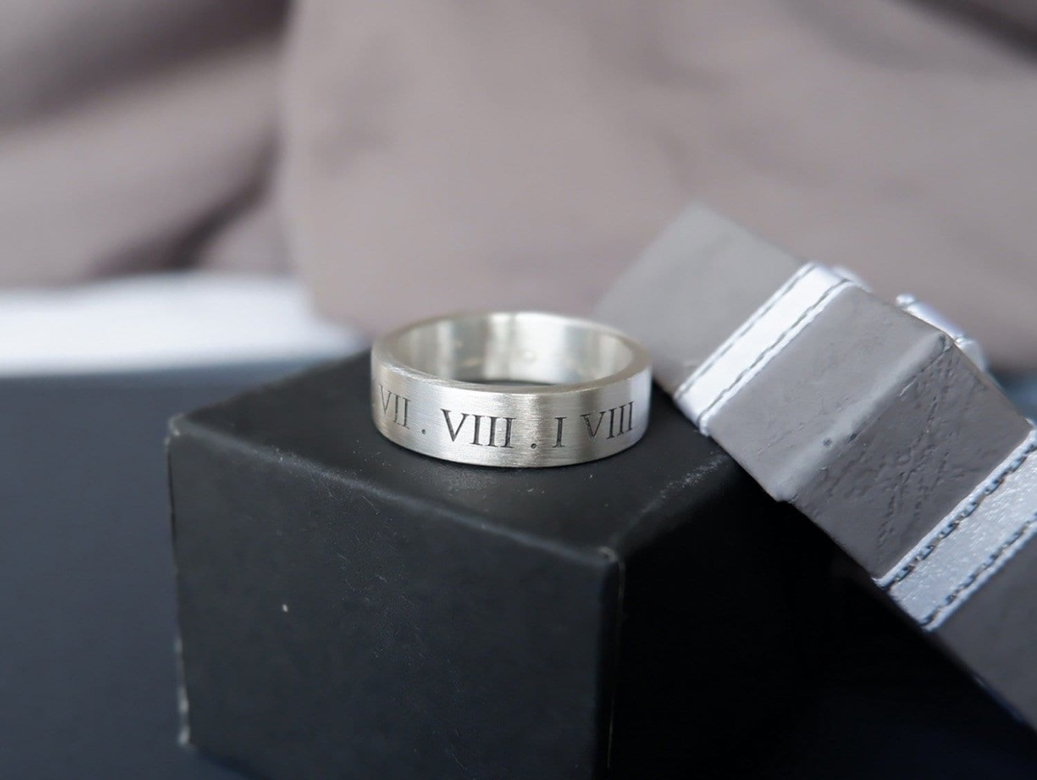 Custom Roman Numerals Ring Personalized Ring Wedding Band | Etsy