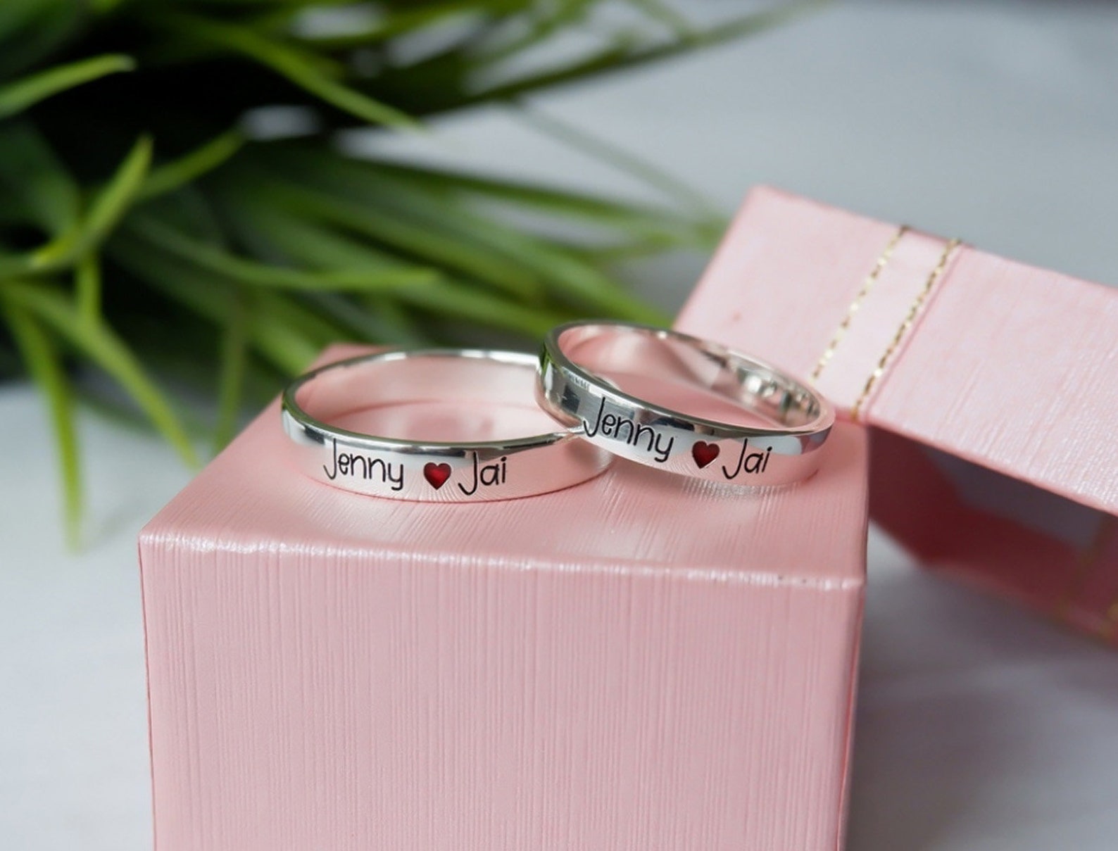 Personalized Stacking Rings Personalized Jewelry Stacking - Etsy