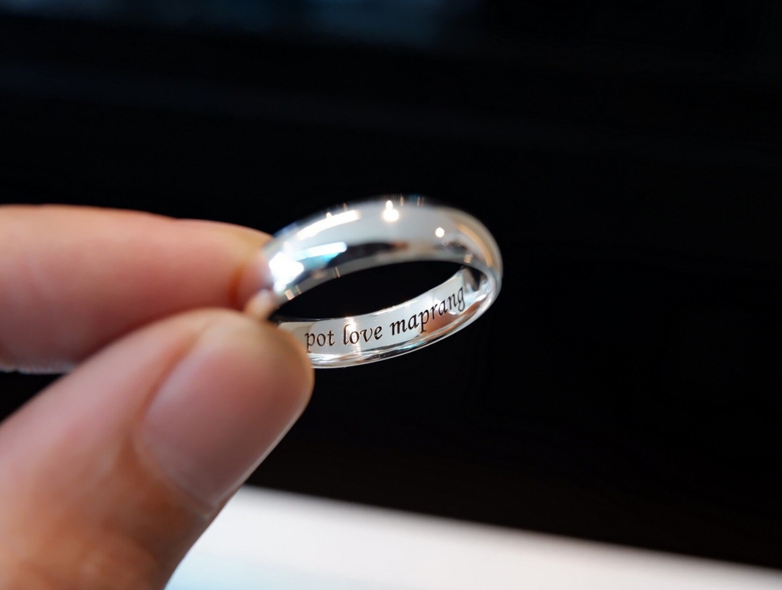 Custom Couples Rings, Wedding Rings, Custom Name Ring, Personalized ...