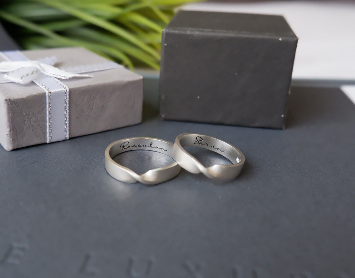 Simple Infinity Ring Silver Infinity Ring Custom Engraved | Etsy