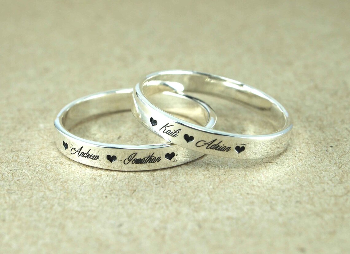 GPS COORDINATES Ring Personalized Stacking Ring Stackable - Etsy