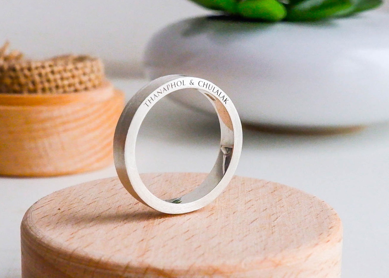 Personalized Ring Promise Ring Engraved Ring Stackable Name - Etsy